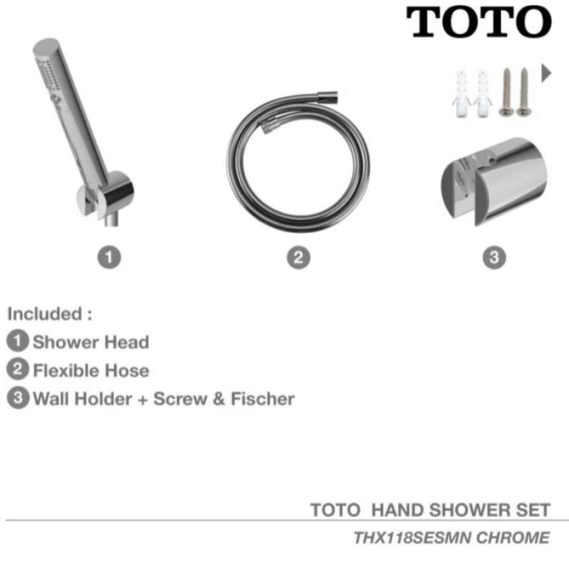 Jual Hand Shower Toto Thx 118 Sesmn/shower Tangan Panas Dingin Toto ...