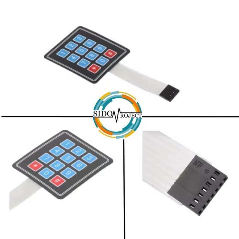 Jual 4x4 Matrix Membrane Keypad For Arduino Membran Module Array 4 X 4