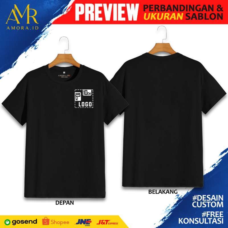 Jual KAOS CUSTOM SABLON DTF SATUAN GAMBAR BEBAS DESIGN BEBAS | BAHAN ...