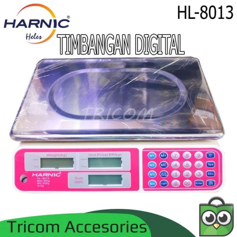 Promo Timbangan Digital 30kg Dengan Display Harga Harnic Hl-8013 Diskon ...