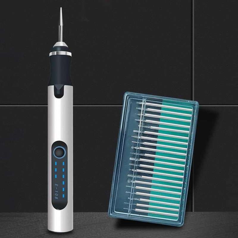 Jual Voto Bor Listrik Mini Grinder Polishing Alat Ukir 18000 Rpm E108 ...