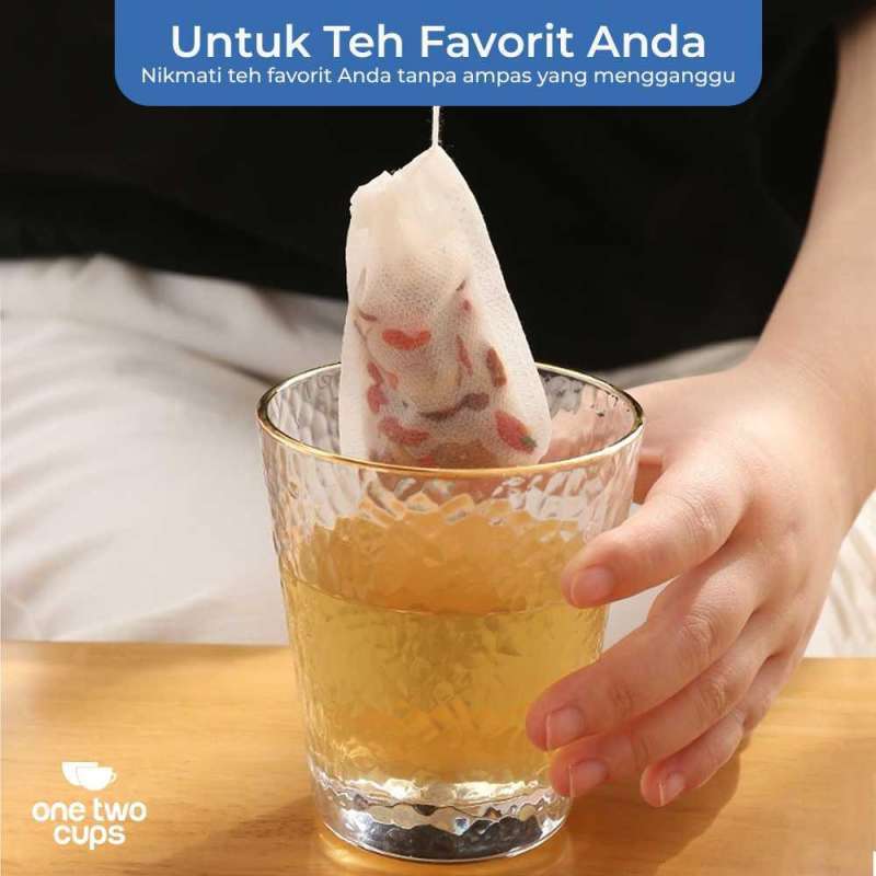 Jual Kantong Teh Celup Kosong Teabag Non Woven 5.5x7cm 100 Pcs T110 ...