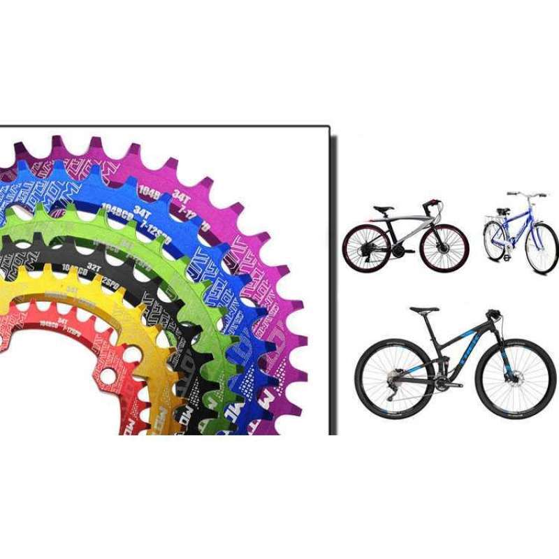 Jual Gigi Crankset Sprocket Sepeda Aluminium 104bcd Aksesoris Sepeda ...
