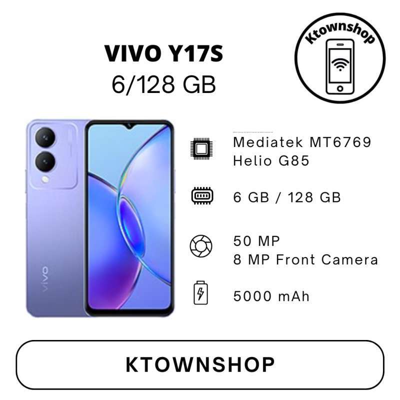 Jual Vivo Y17s 6/128 Gb Garansi Resmi - Promo Di Seller Ktownshop - Semolowaru, Kota Surabaya ...