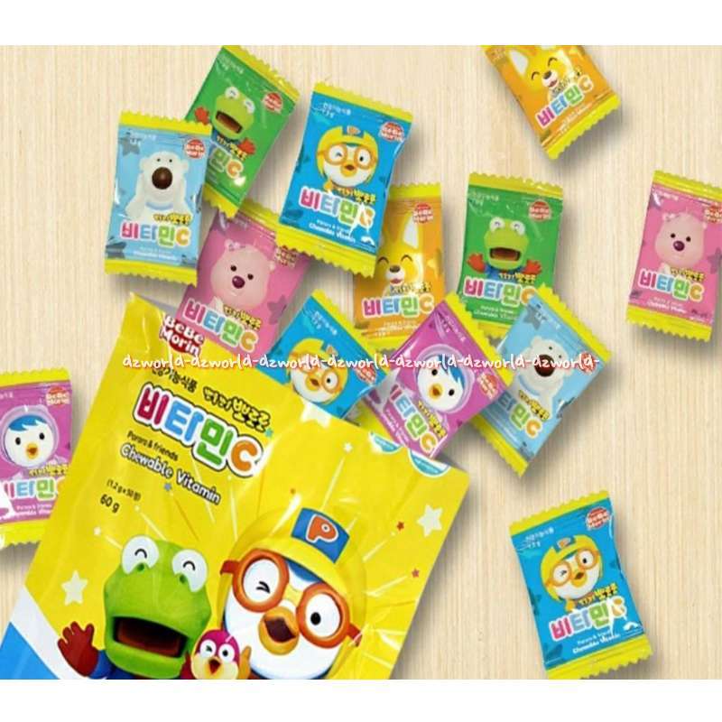 Jual Bebe Morin 60gr Viergic Chewable Vitamin Pororo Kids Vitamin C ...
