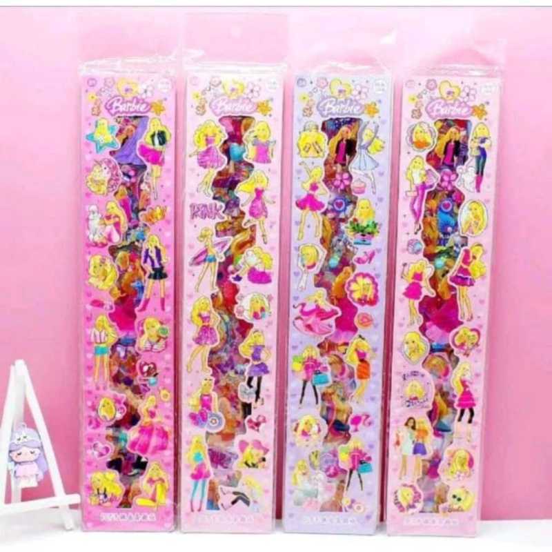 Promo Sticker Barbie Panjang Sticker Viral Barrbie Label Buku Diary Isi ...