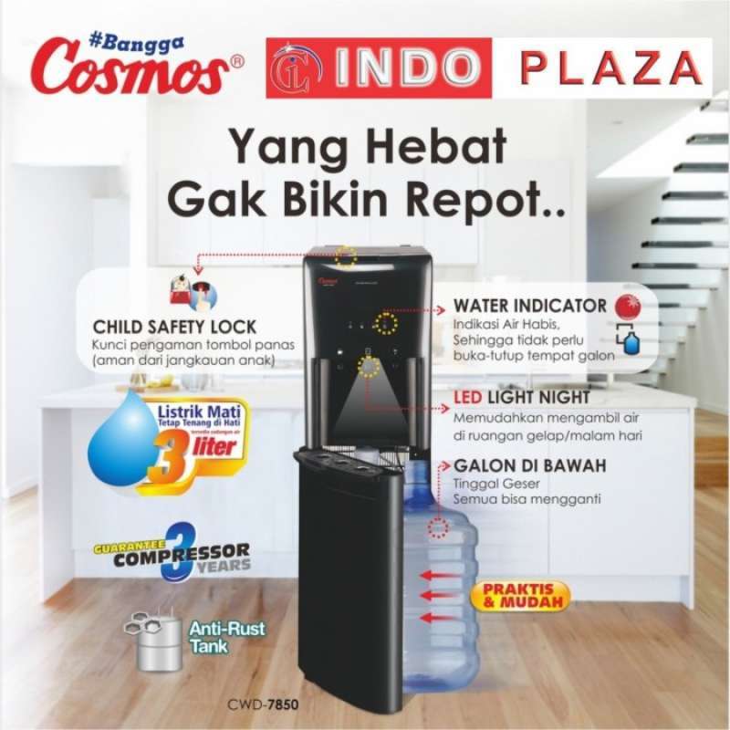 Jual Dispenser Galon Bawah Anti Karat Cosmos Cwd7850 Di Seller Indo ...