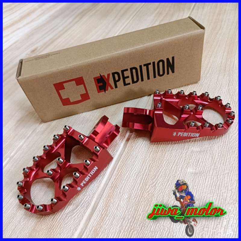 Promo Foot Step Expedition Crf Klx Dtracker Wr 155 Warna Merah Biru ...