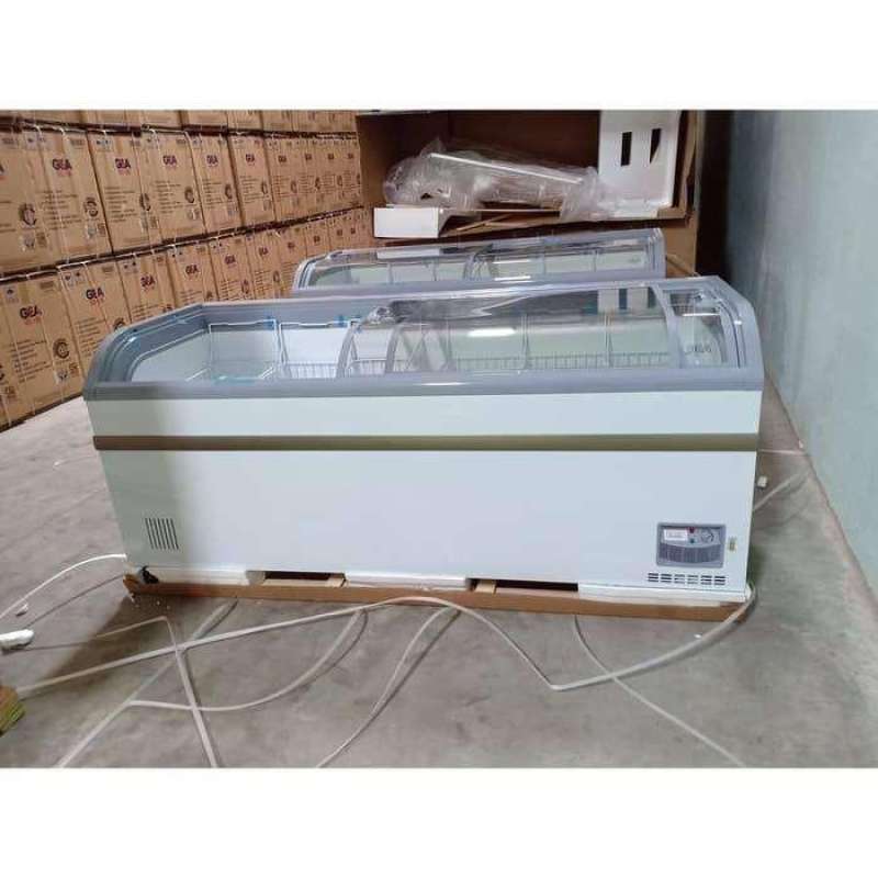 Jual Sliding Curved Glass Freezer Box Gea Sd700by 700 L Di Seller Central Cahaya - Sei Rengas Ii ...