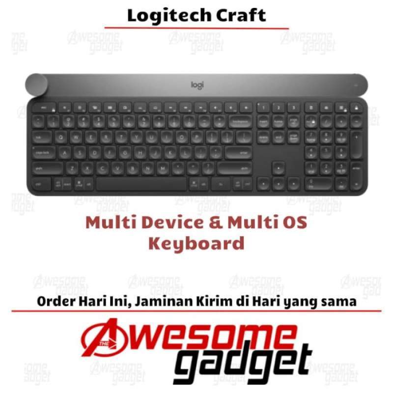 Promo Logitech Craft Wireless Keyboard Premium Adobe Photoshop ...