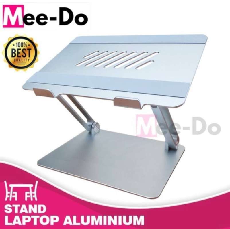 Jual Meedo Meja Dudukan Stand Laptop Portable Original Aluminium Di ...