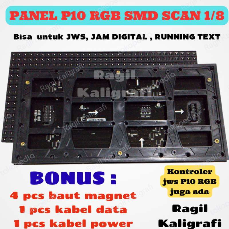 Promo Modul Panel P10 Rgb Scan 1/8 - Panel Led P10 Rgb Smd Scan 1/8 ...