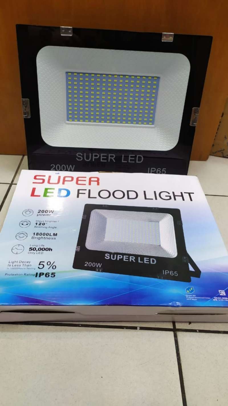 Promo Lampu Led Sorot Ip65 / Flood Light Super Led 100w 200w / Lampu ...