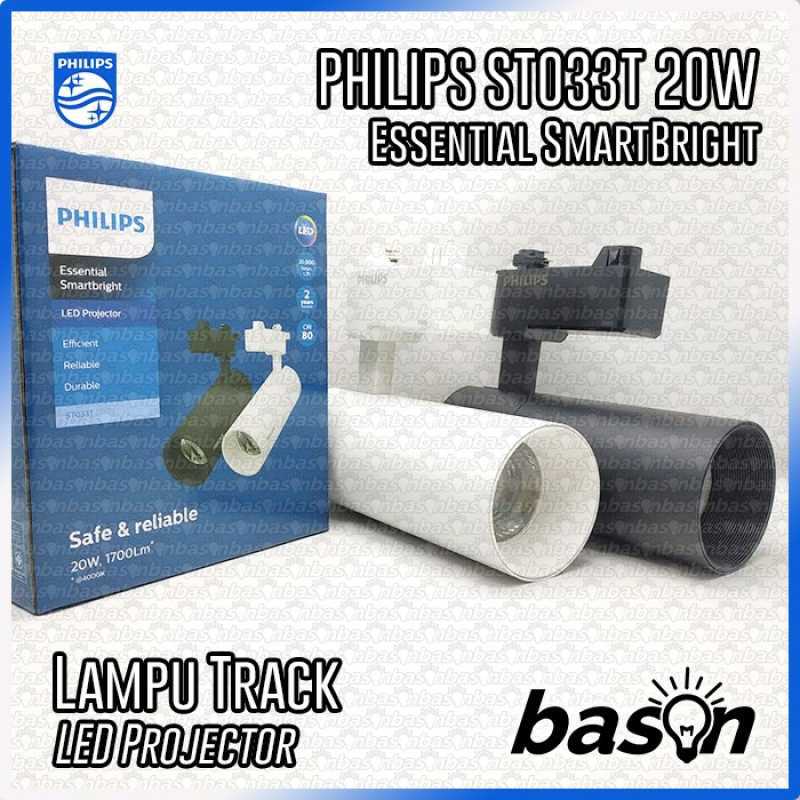 Promo Philips St033t 20w Led17 Smartbright Led Projector - Lampu Track ...
