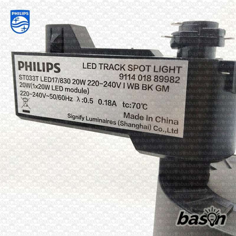 Promo Philips St033t 20w Led17 Smartbright Led Projector - Lampu Track ...