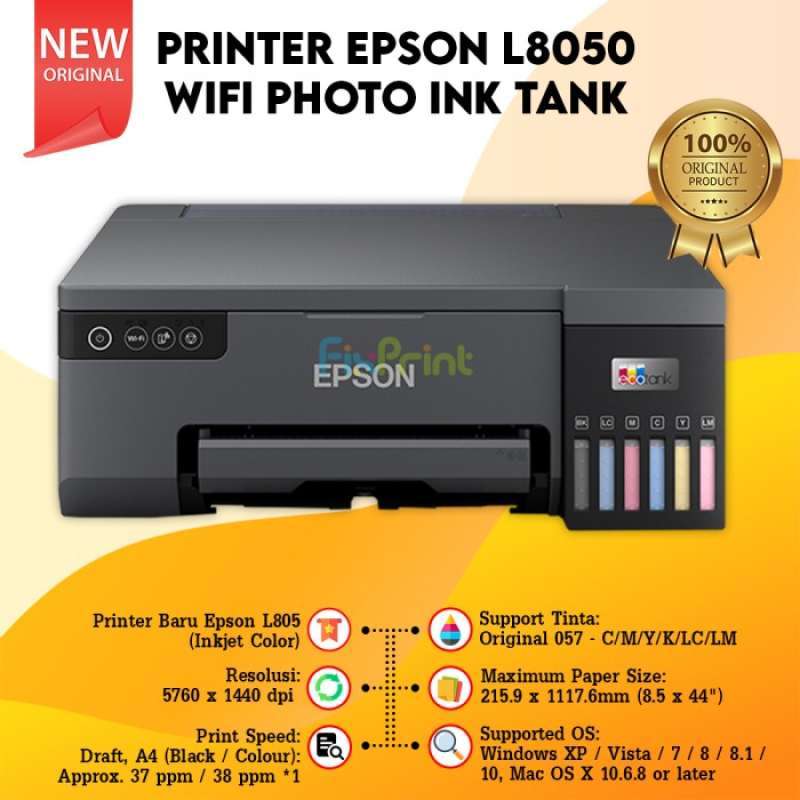 Promo Printer Epson L8050 L 8050 Photo Wifi Pengganti Printer Epson ... Promo Printer Epson L8050 L 8050 Photo Wifi Pengganti Printer Epson ...