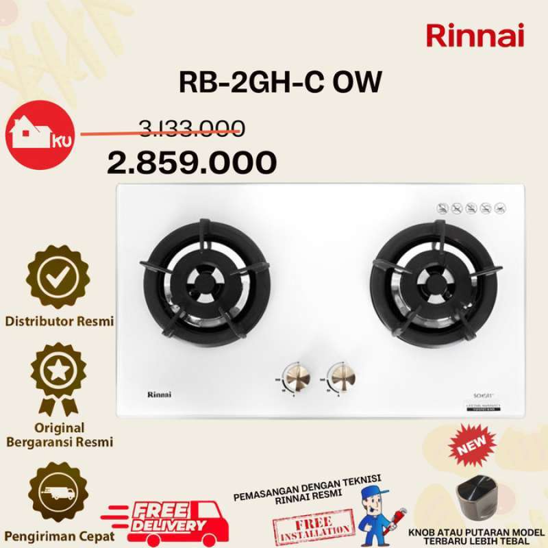 Promo Kompor Tanam Rinnai Rb-2gh-cow Terbaik Diskon 2% Di Seller Haveart - Cengkareng Barat ...