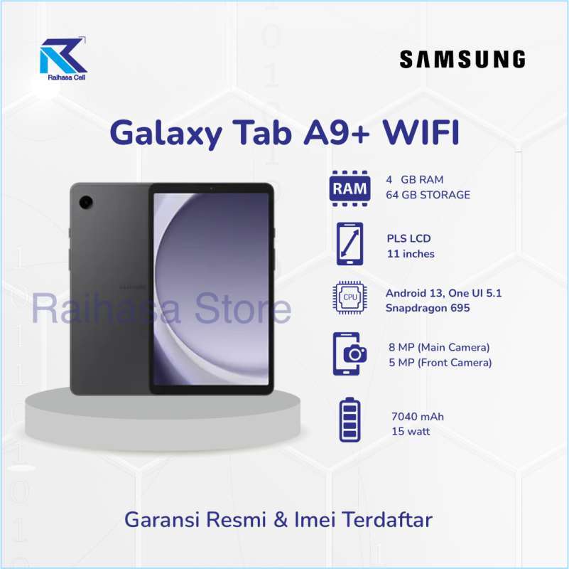 Jual Samsung Galaxy Tab A9 Plus Wifi Di Seller Raihasa Cell - Purwo Martani, Kab. Sleman | Blibli