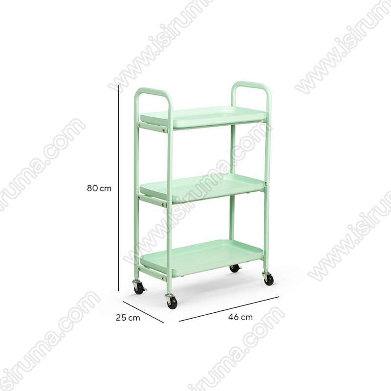 Promo Rak Dapur Minimalis / Rak Susun Besi Serbaguna Poutee Trolley ...