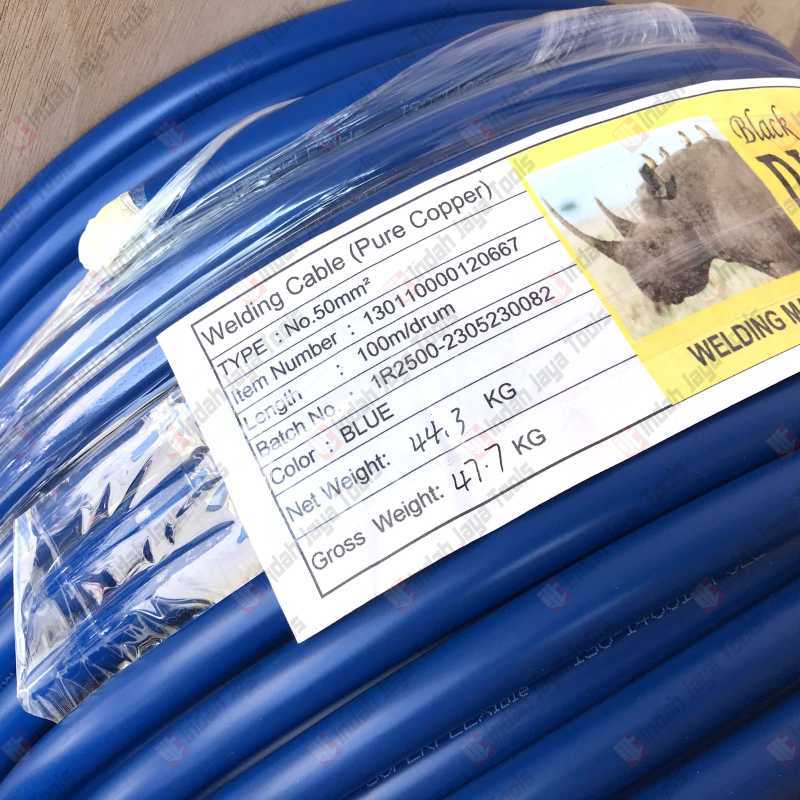Jual Rhino Kabel Las 50 Mm Full Tembaga Welding Cable Travo Inverter Di ...