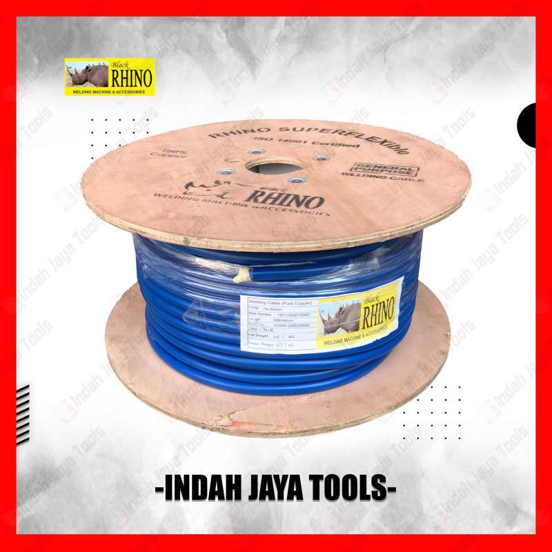 Jual Rhino Kabel Las 50 Mm Full Tembaga Welding Cable Travo Inverter Di ...