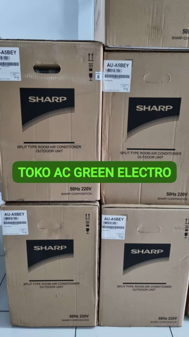 Promo Outdoor Ac Sharp 1/2 Pk Ah5bey Lokal R32 Baru Segel Pabrik Diskon ...