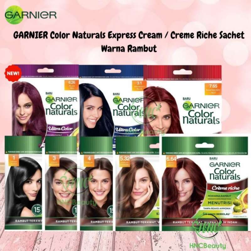 Jual Garnier Color Naturals Express Cream / Creme Riche Sachet Warna ...