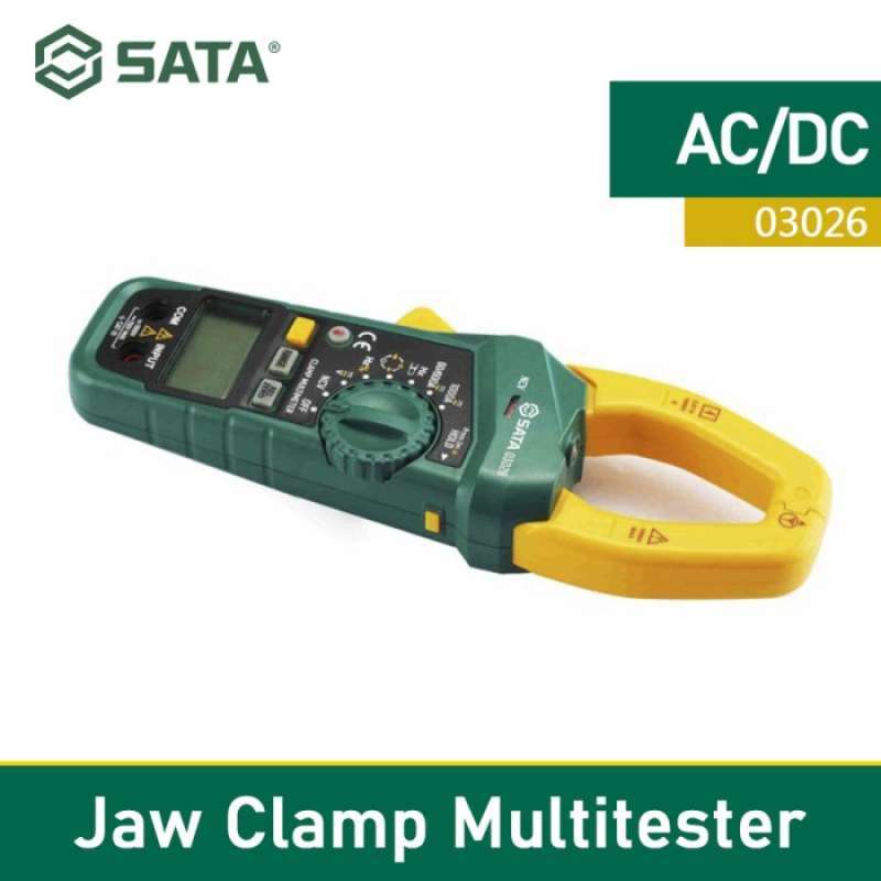 Promo Alat Pengukur Arus Listrik Sata 03026 Ac/dc Wide Jaw Clamp ...