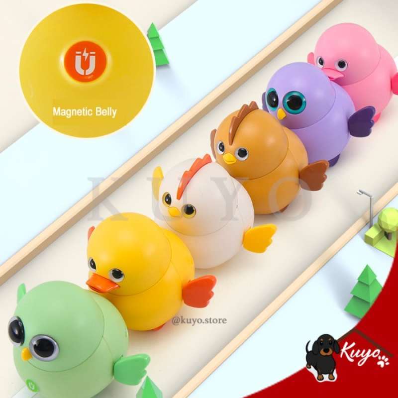 Promo Mainan Motorik Anak Hewan Duckling Wiggle Wobble Preschool Magnet ...
