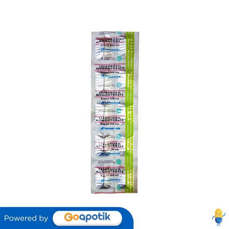 Jual Cefadroxil Monohydrate Bernofarm 500 Mg Strip 10 Kapsul Di Seller ...