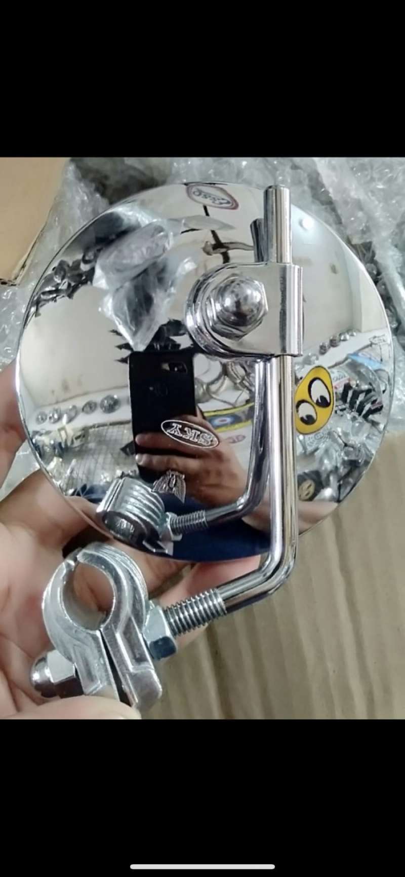 Promo Spion Jepit Vespa Chrome Merk Sky Made In Thailand - Kotak Diskon ...