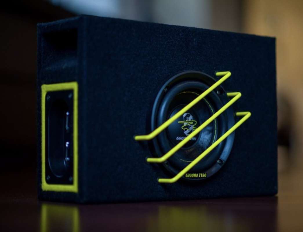Promo Subwoofer Ground Zero Gzrb 16 Spl 6 Inch Subwoofer Built In Box ...