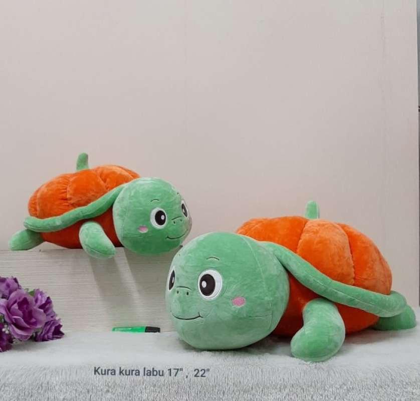 Jual Boneka Soft Kura Kura Labu 22/boneka Kura Kura/animal Boneka Di ...