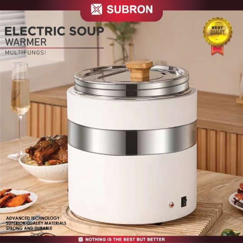 Promo Subron Elektrik Soup Warmer Stainless Steel 11 Ltr Penghangat ...