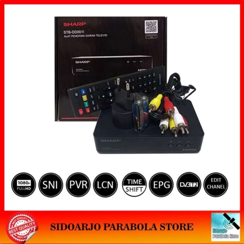 Jual Set Top Box Stb Tv Digital Dvbt2 Sharp Dd001i Dvb-t2 Uhf Sni Resmi ...