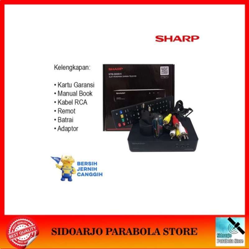Jual Set Top Box Stb Tv Digital Dvbt2 Sharp Dd001i Dvb-t2 Uhf Sni Resmi ...