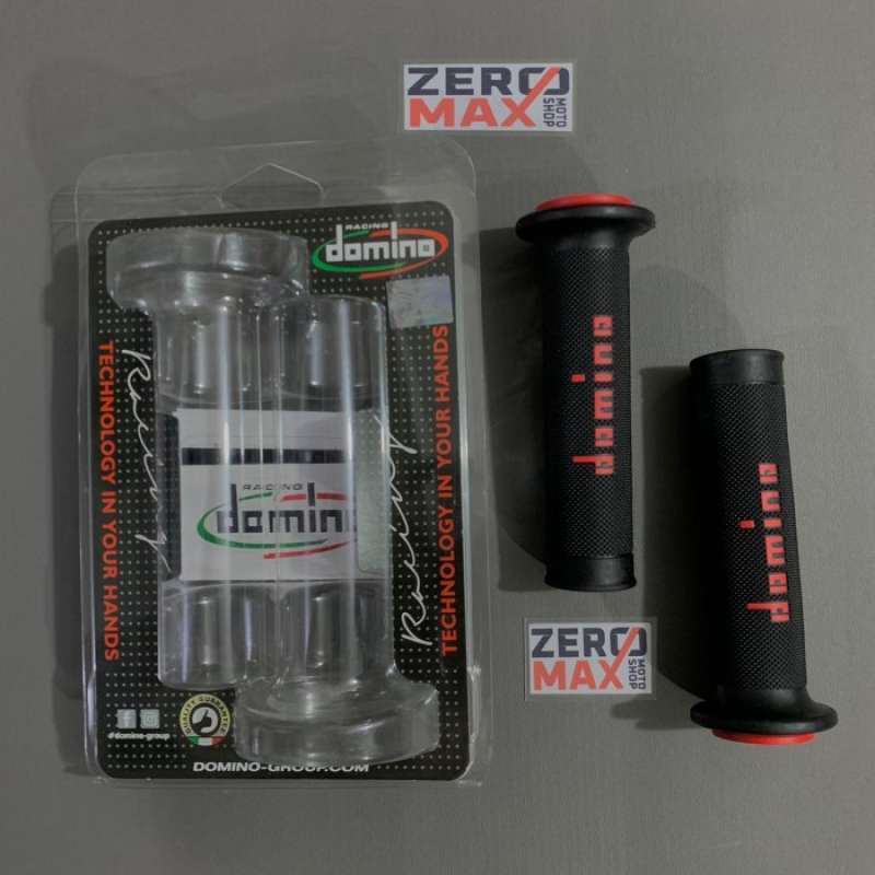 Promo Handfat Handgrip Domino Racing A010 Ori Italy Black Red Universal ...