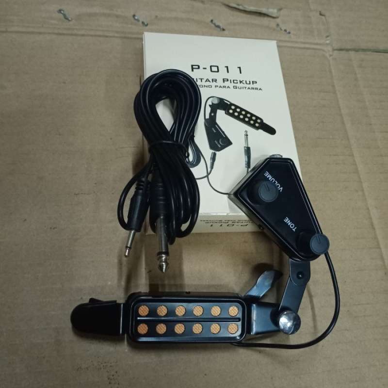 Promo Pick Up Spull Gitar Akustik P-011 12 Holes Dengan Tone Dan Volume ...
