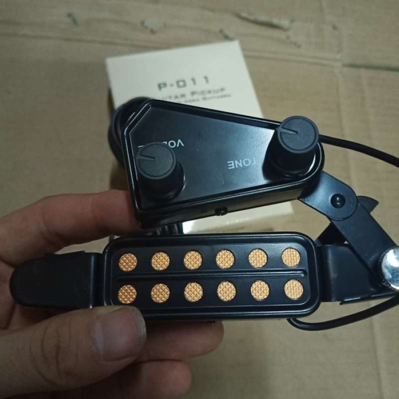 Promo Pick Up Spull Gitar Akustik P-011 12 Holes Dengan Tone Dan Volume ...