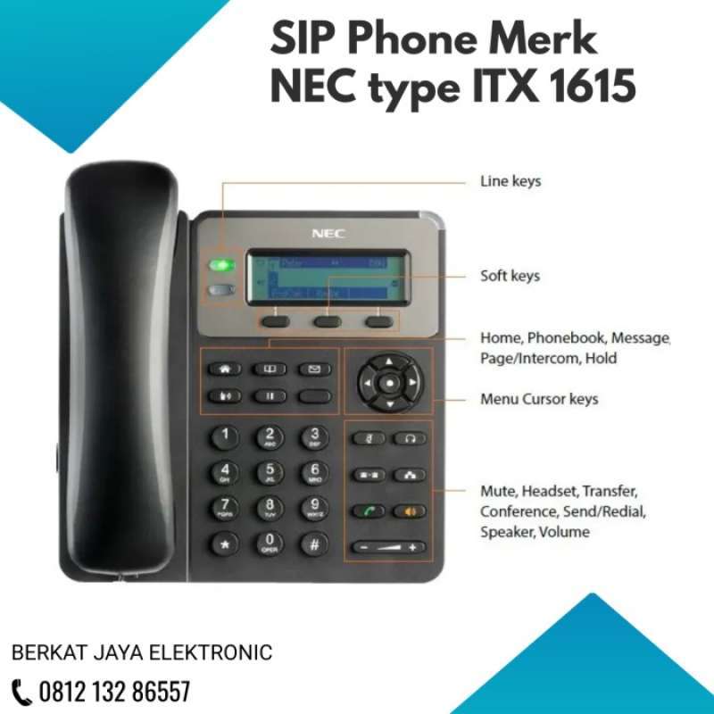 Promo Sip Phone Merk Nec Type Itx 1615 Diskon 23% Di Seller Sentramoco Store - Cengkareng Barat ...