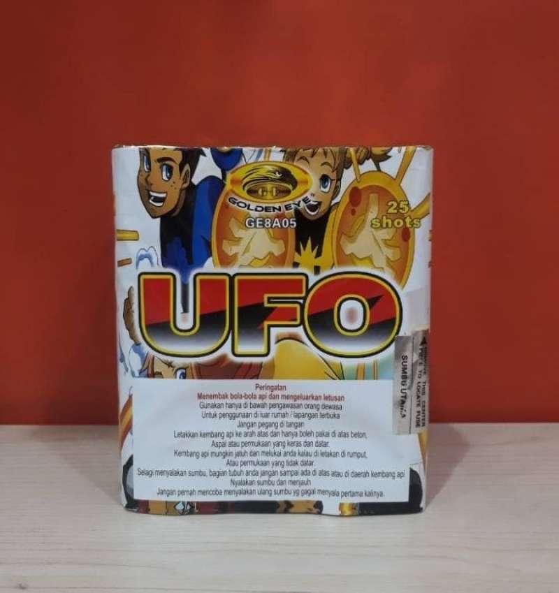 Promo Petasan Fireworks Kembang Api Ufo Cake 1,0 Inch 25 Shots Ge8a05 ...