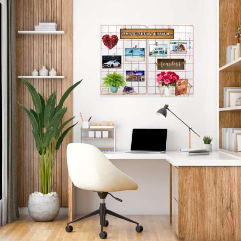 Jual Metal Wall Grid Panel Set Of 2 (17.3'x 13') - Beautifully Packaged ...