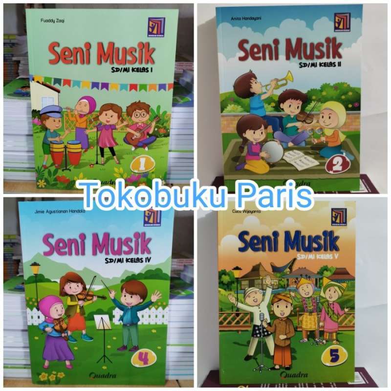 Jual Buku Pelajaran Seni Musik Sd Mi Kelas 1 2 4 5 Kurikulum Merdeka ...