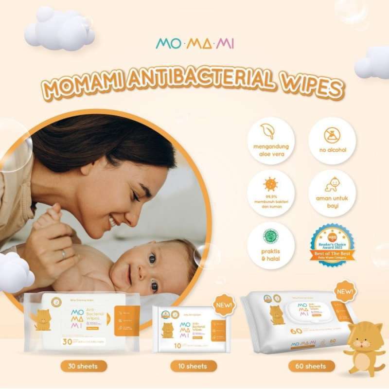 Jual Momami Anti Bacterial Wipes Di Seller Yama - Cengkareng Timur ...