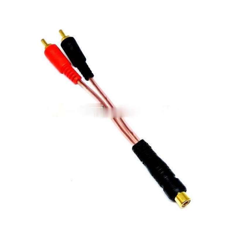 Jual Kabel Rca Cabang Y 2 Rca Male To 1 Rca Female Jack Audio Jumper ...