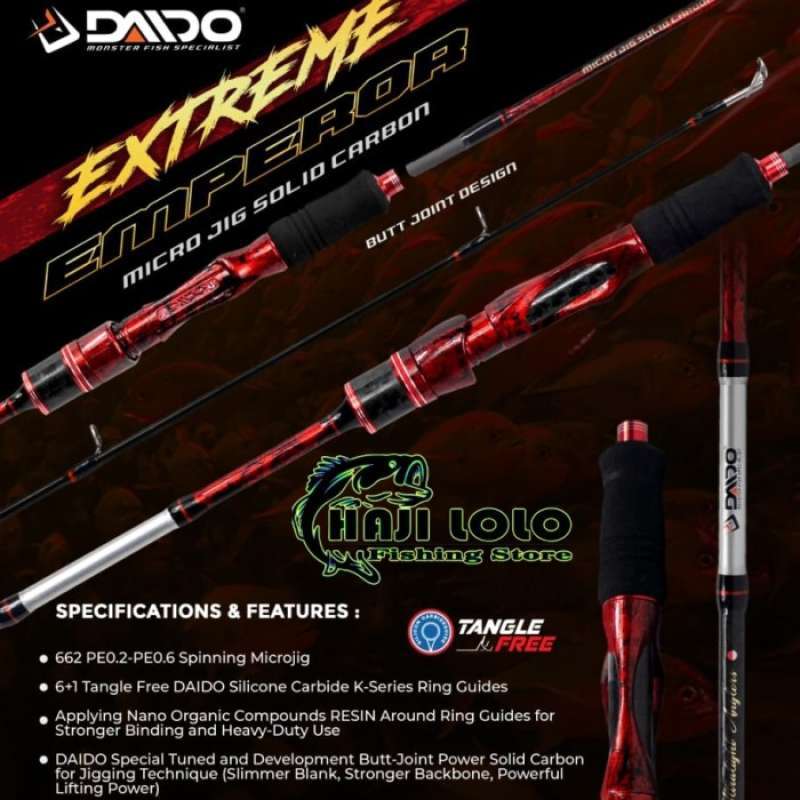 Jual Rod Daido Emperor Extreme Micro Jig - Sp + Pipa Di Seller Regstore ...