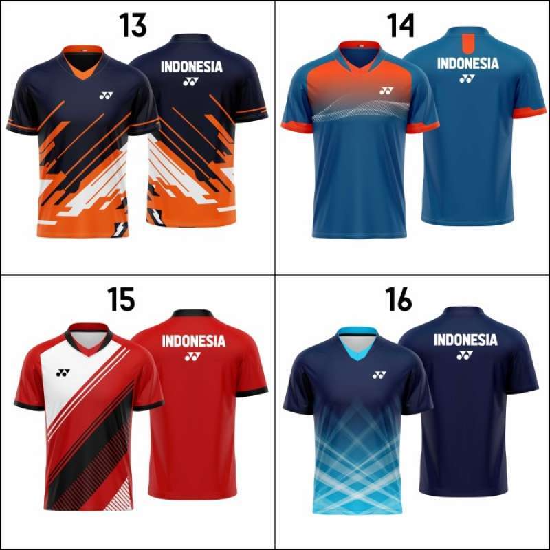Jual Jersey Kaos Badminton Bulutangkis - Bisa Custom Nama Dan Logo ...