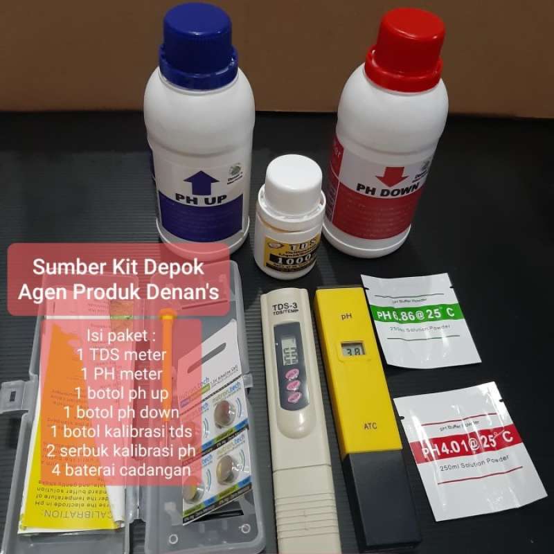 Promo Paket Ph Dan Tds Meter Sudah Dikalibrasi Berikut Ph Up Ph Down ...