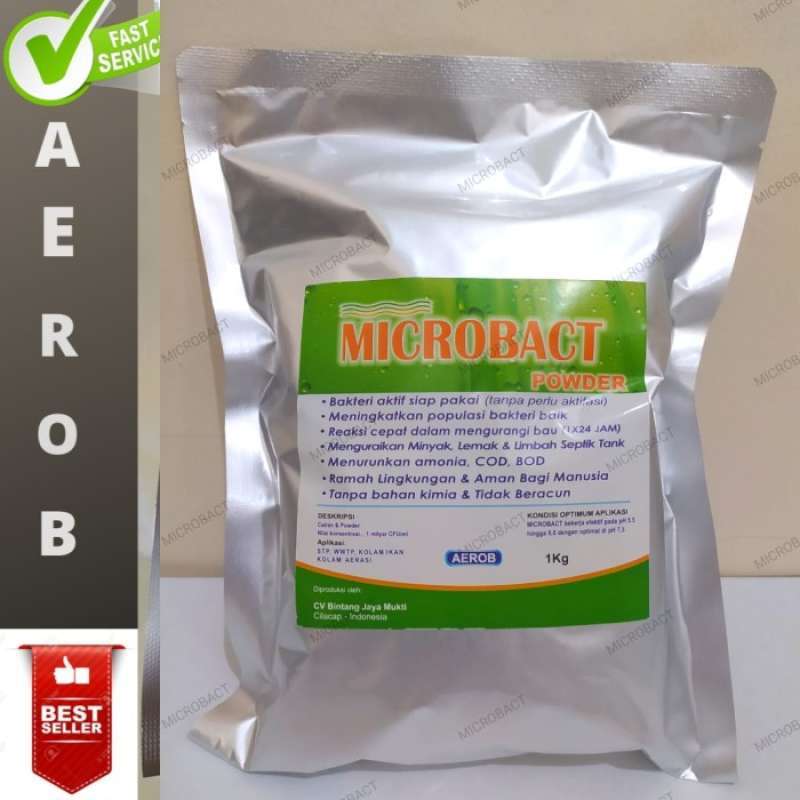Promo Bakteri Pengurai Limbah Microbact Aerob Powder 1 Kg Diskon 23% Di ...