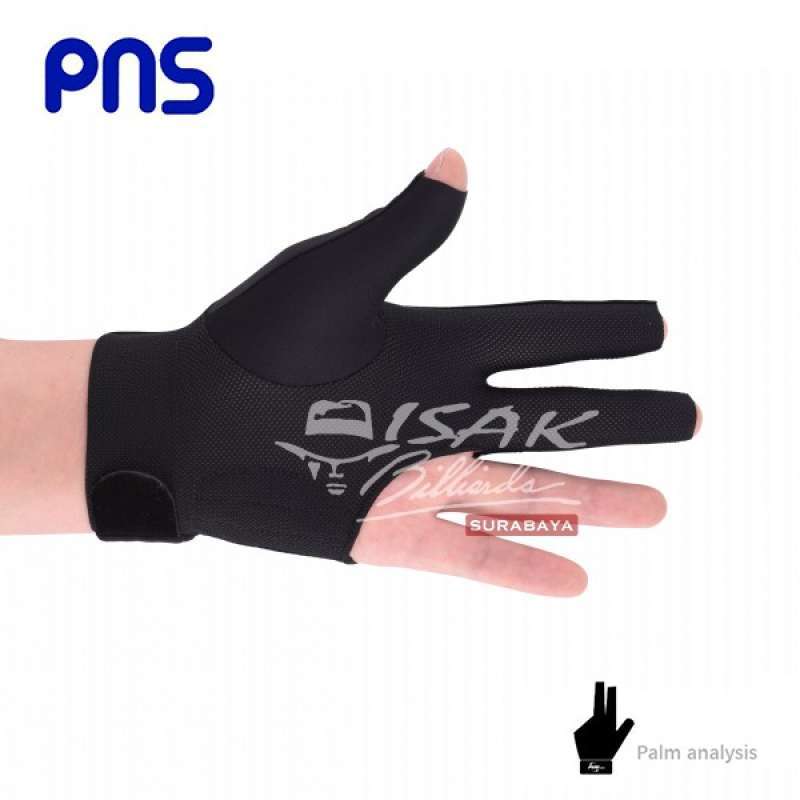 Jual Pns Billiard Glove Open Fingers- Black- Sarung Tangan Biliar Di ...